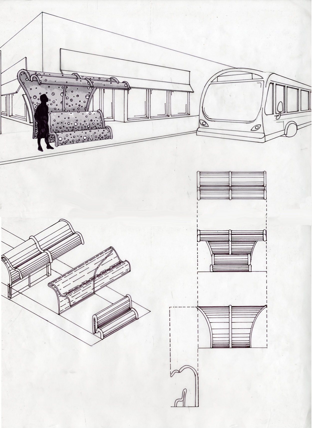 Design District Bus Stop Design - Cornelius Tulloch