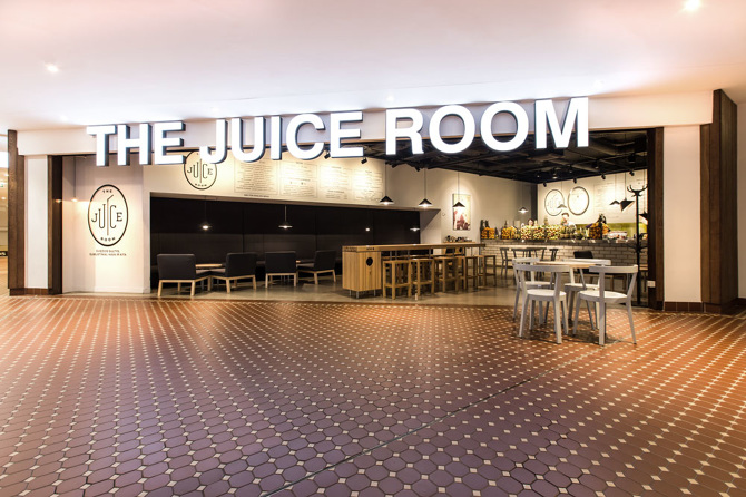 The Juice Room - wall